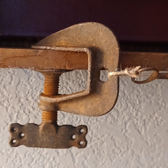 Other | Vintage Small Metal Clamp Hardware Art Steampunk Rustic Country ...